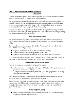 Criminal Procedure ACT - CRIMINAL PROCEDURE ACT Section 6 (a) – Power ...