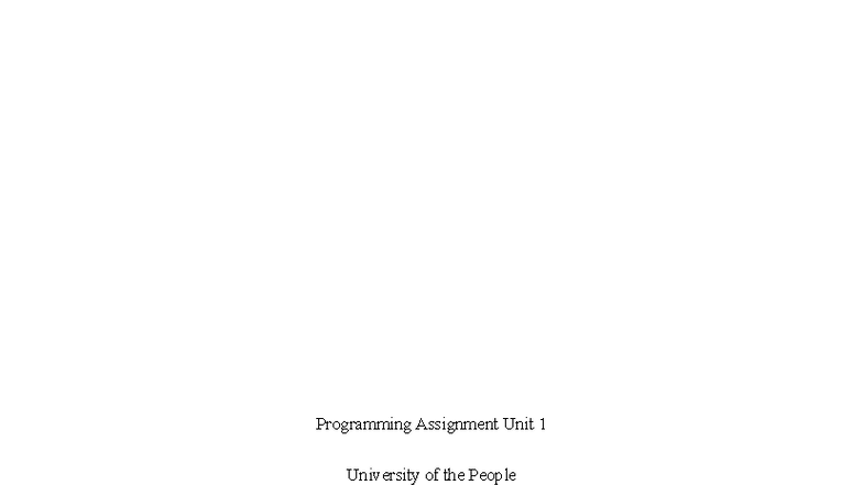 CS 4403 Programming Assignment 1: Team Structure & Software Models ...