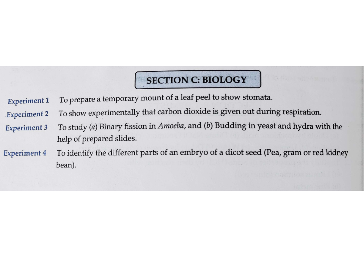 Biology Practicals for Class 10: Stomata, Respiration, and Reproduction ...