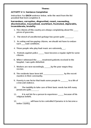 CSEC English Study Guide Paper 2-English A correct version - Prepared ...