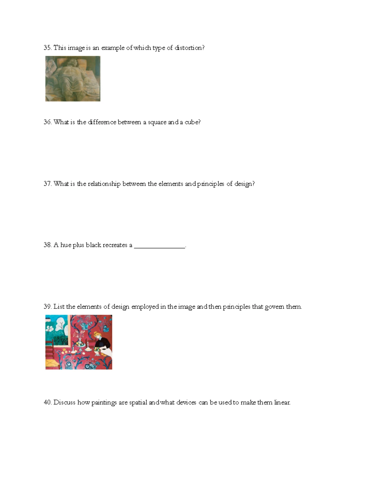 Module 2 Principles of Design - The three kinds of unity are: A. compositional, conceptual ...