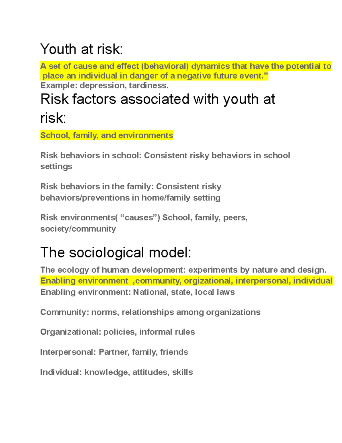 Youth Risk Factors and Protective Strategies: A Comprehensive Guide ...