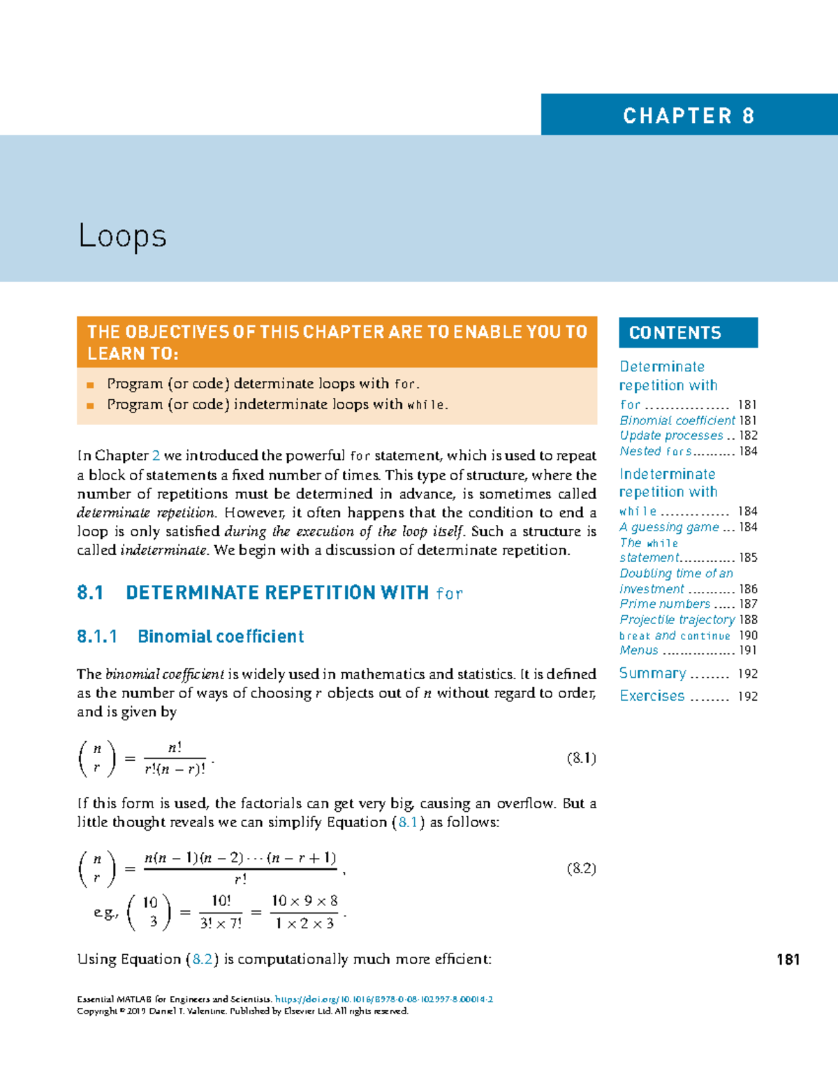 CHAPTER 8: Loops - Understanding Determinate and Indeterminate Structures - Studocu