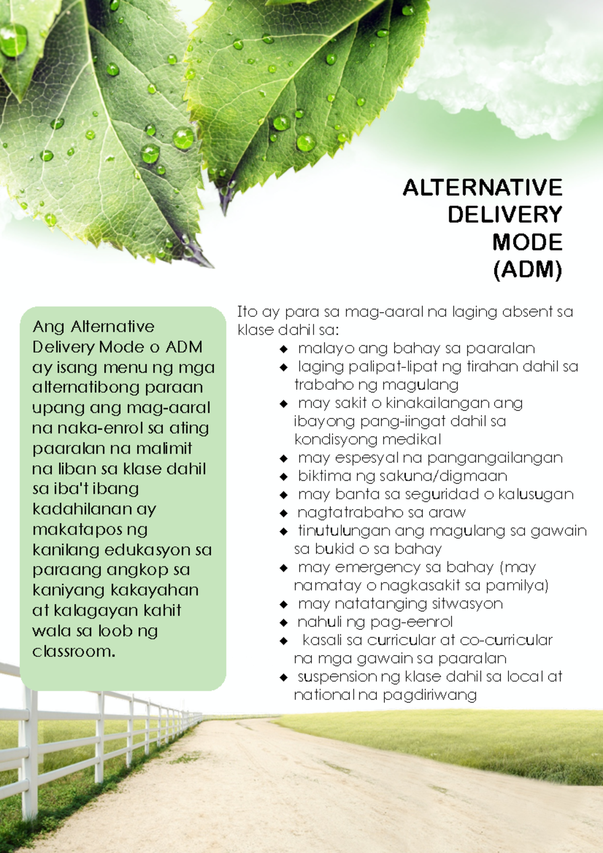 ADM: Comprehensive Guide on Alternative Delivery Modes for Students ...