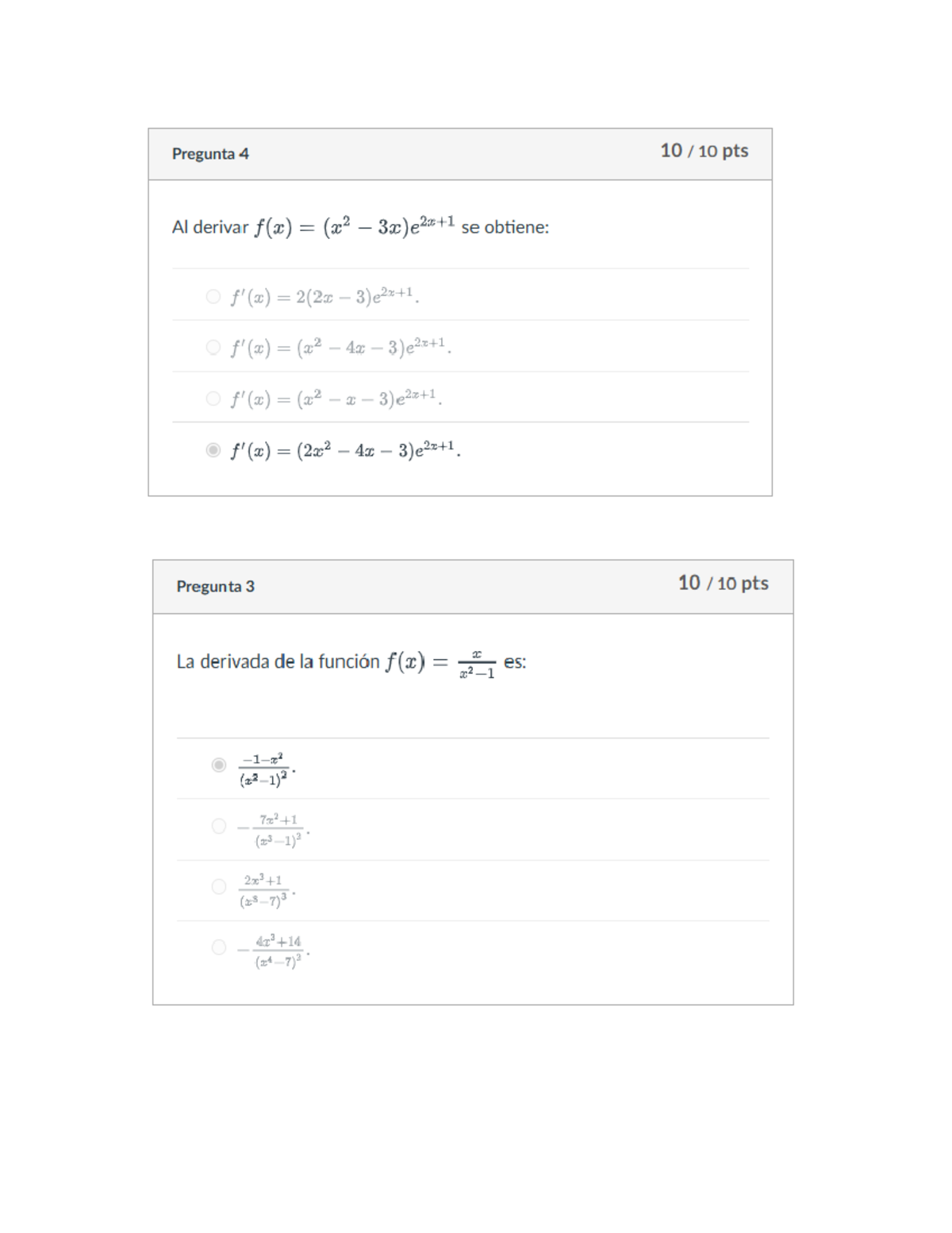 Examen Final Cálculo 1 - Preguntas y Respuestas - Studocu