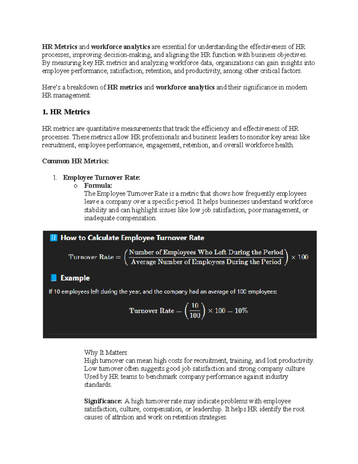 HR Metrics & Workforce Analytics: Key Insights for Effective HR ...