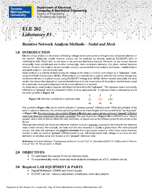 ELE202 - Lab 1 - v2 - ffffff - Laboratory Introduction to Basic Lab ...