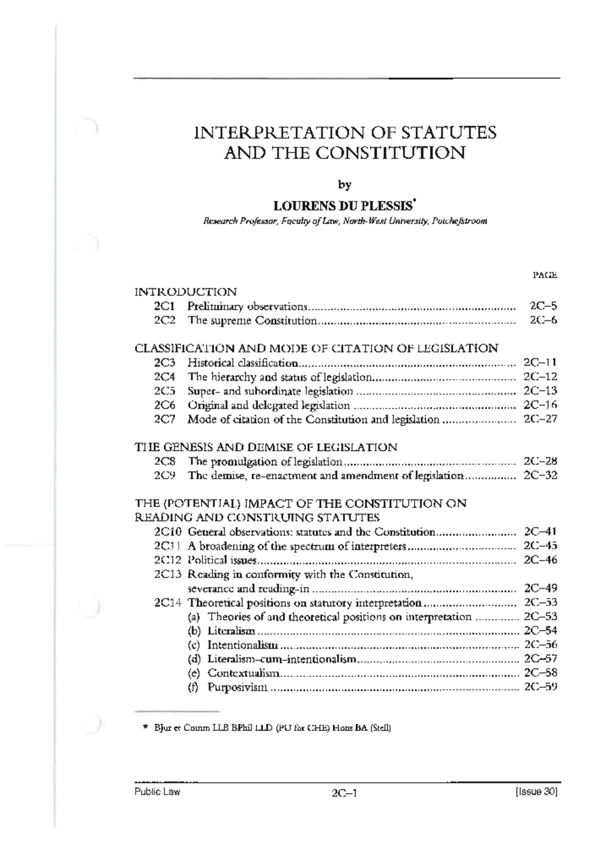 Chapter 3-1 - Notes on , the legislation cannot be violated - CHAPTER 3 ...