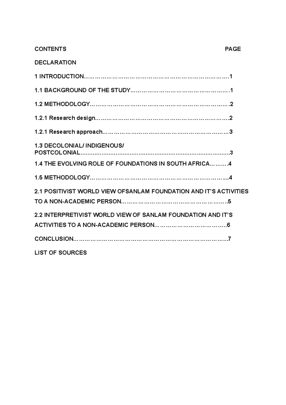CSR Impact on Org. Performance: A Case Study of Sanlam Foundation - Studocu