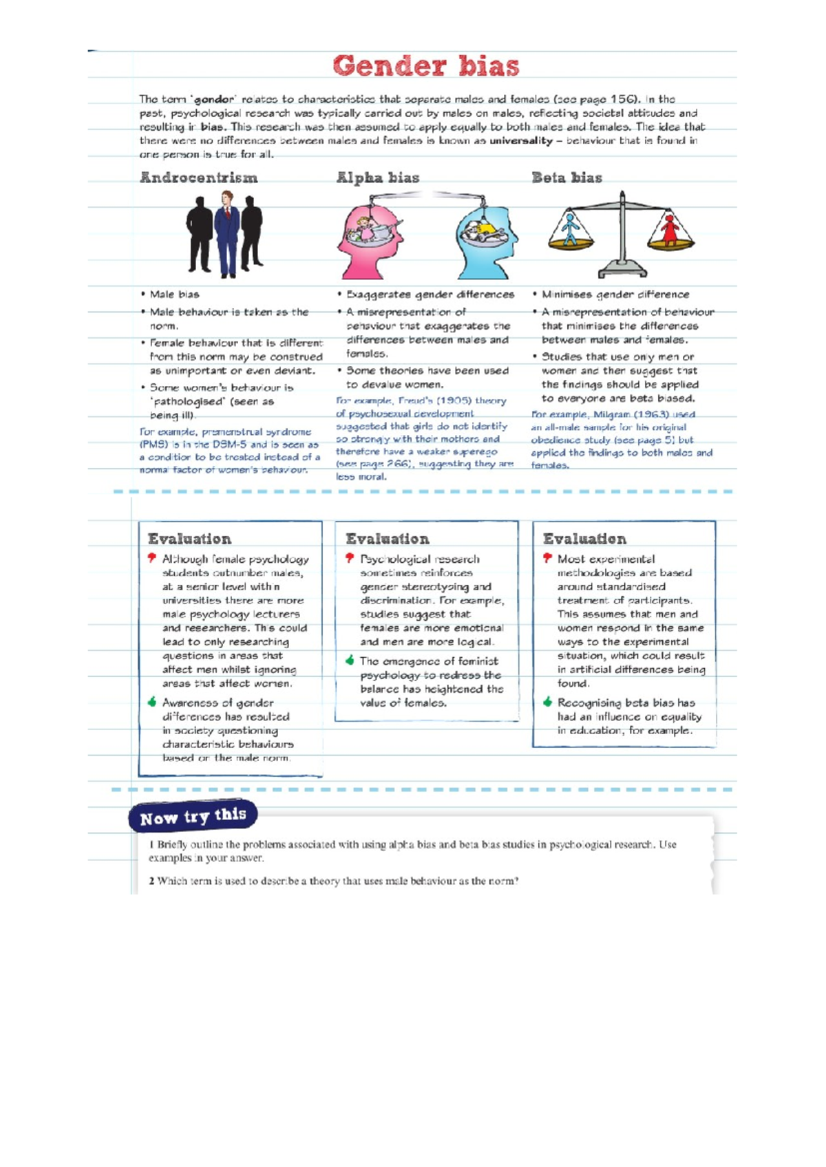 Gender Bias and Cultural Bias in Psychology: A Comprehensive Overview ...