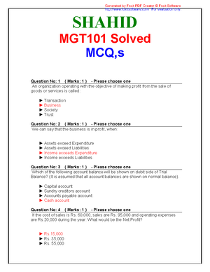 PAK 301 Solved MCQs Mega File-virtual study solutions - V irtual Study Solutions - Studocu
