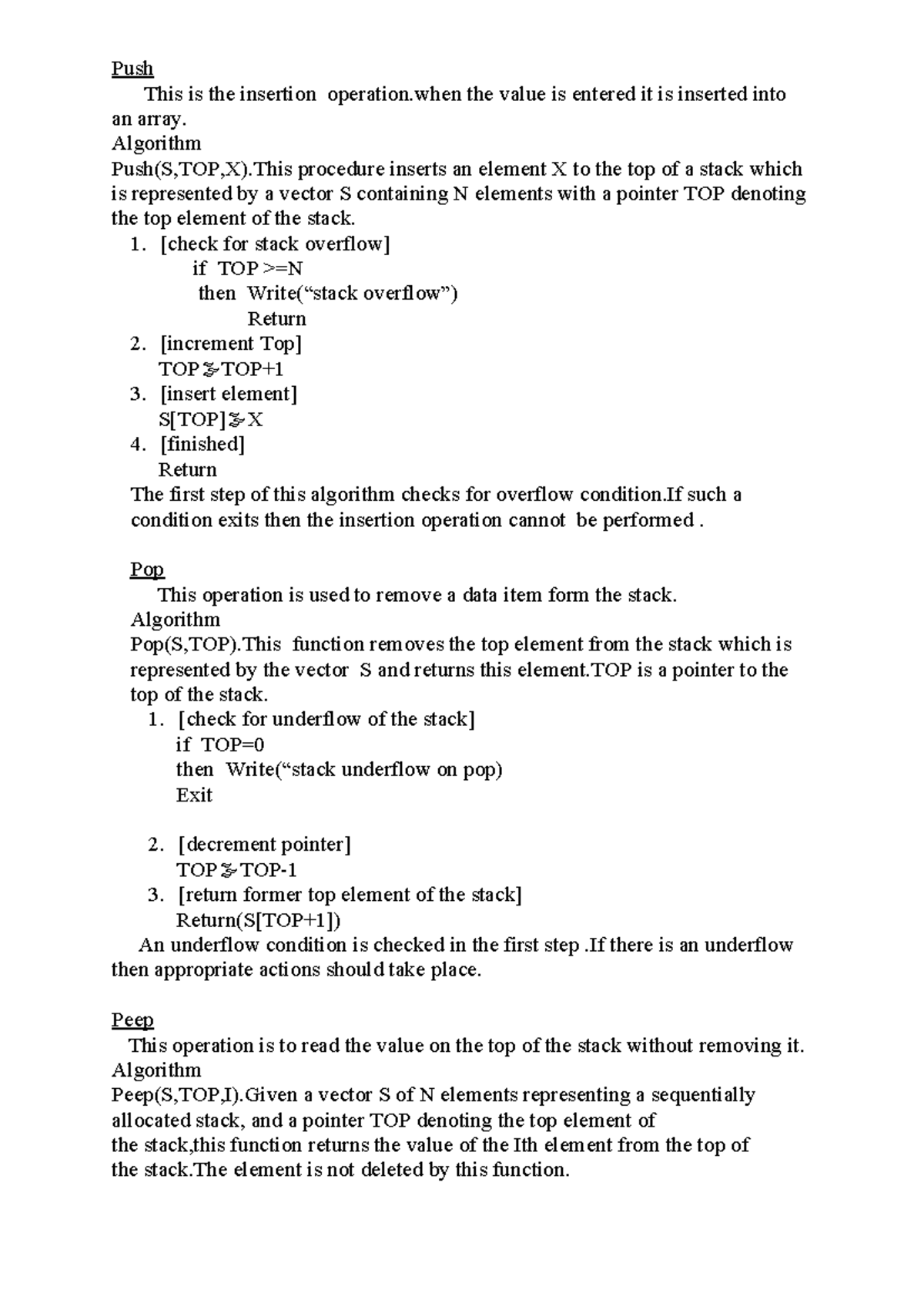 Class Assignment 2: Stack Operations and Algorithms in Computer Science - Studocu
