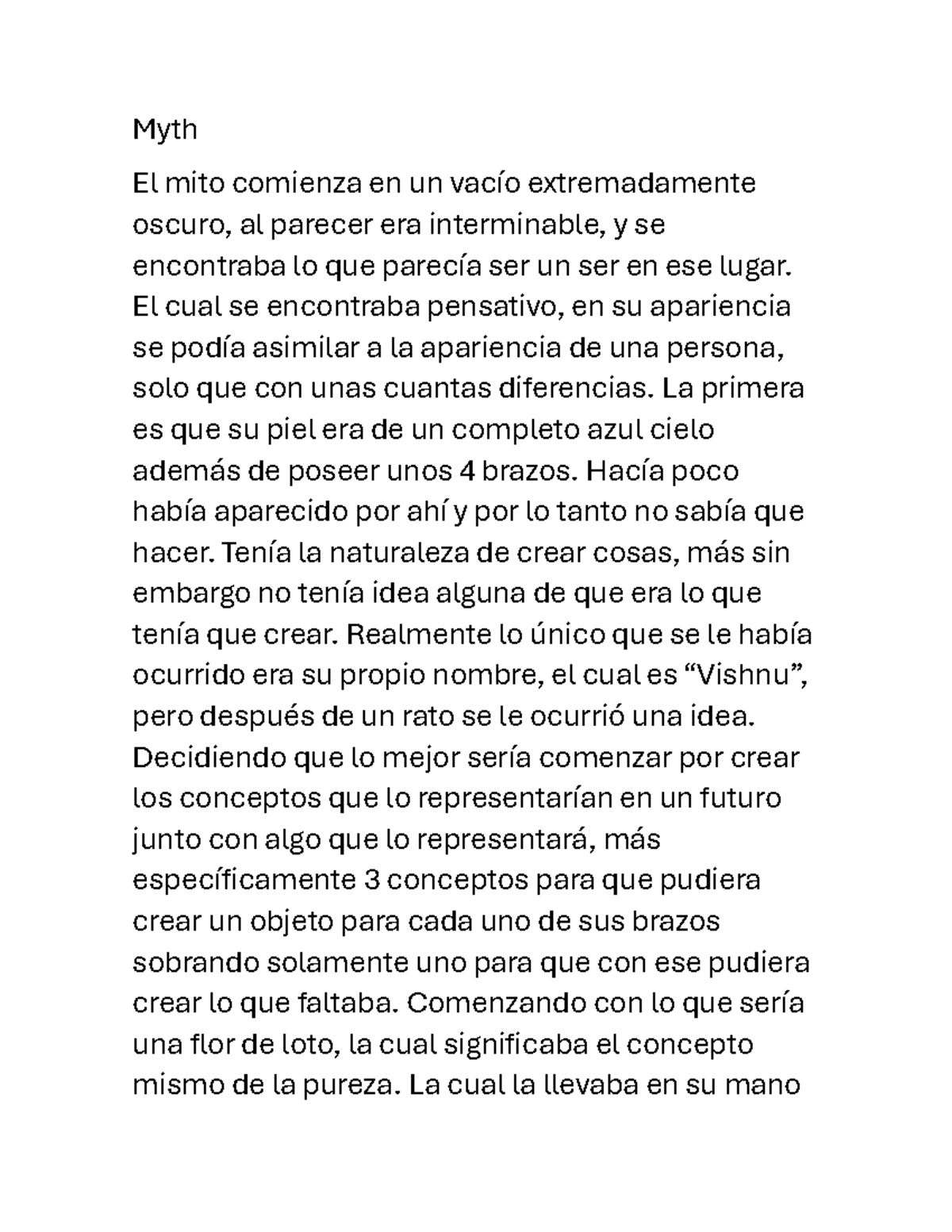 Literatura: Mito, Leyenda y Cuento en 3 Partes de MITO-101 - Studocu