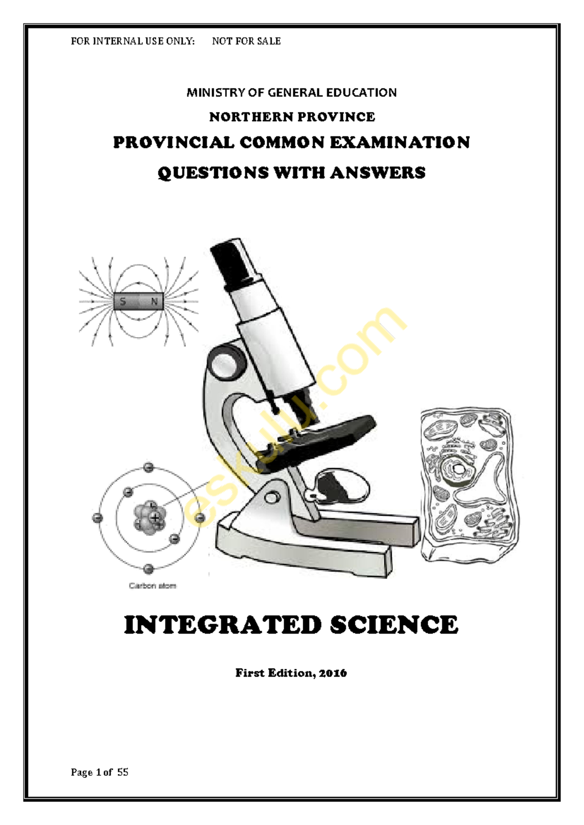 Grade 8 to 9 Integrated Science - Q&A Review for Common Exam - Studocu