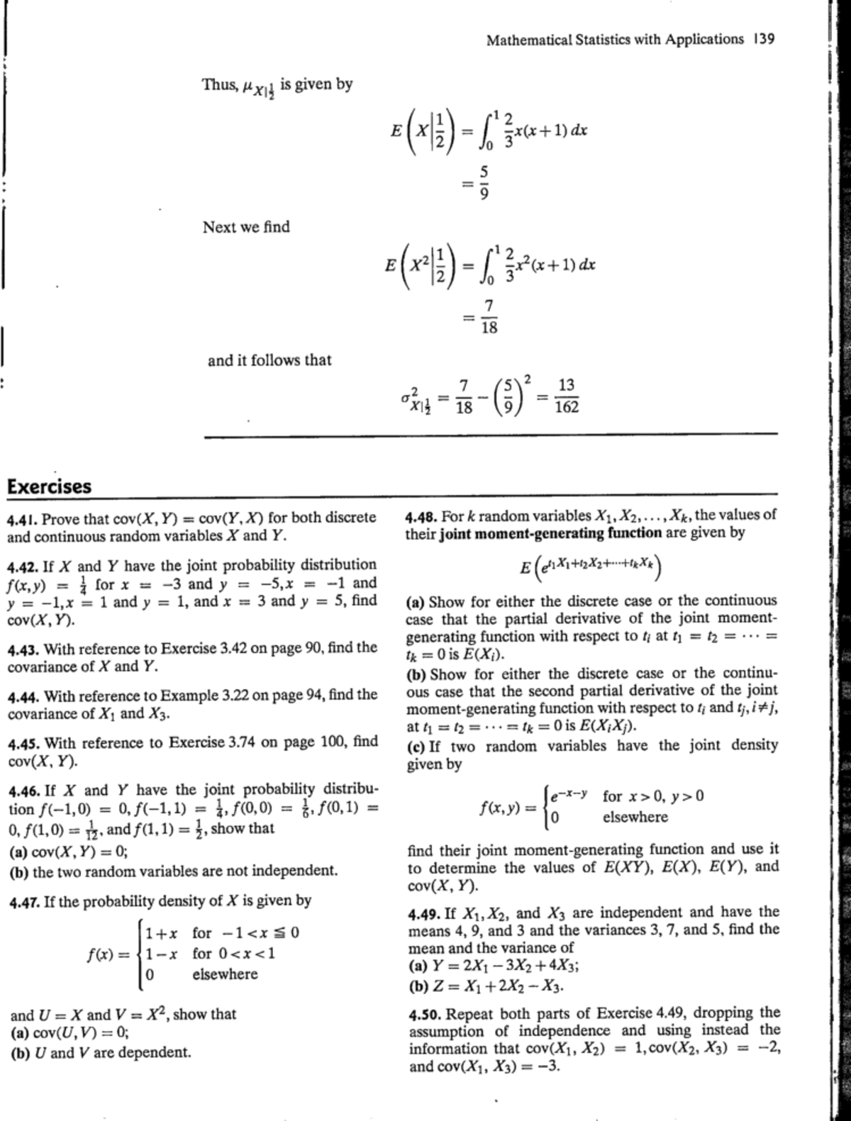 Mathematical Statistics with Applications: HW6 Exercises and Solutions ...