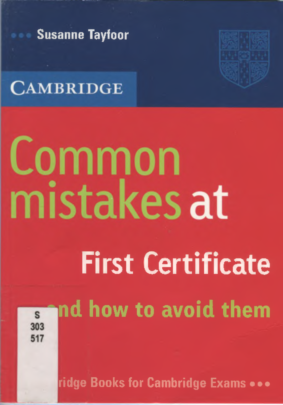 Common Mistakes at FCE: How to Avoid Them - Studocu