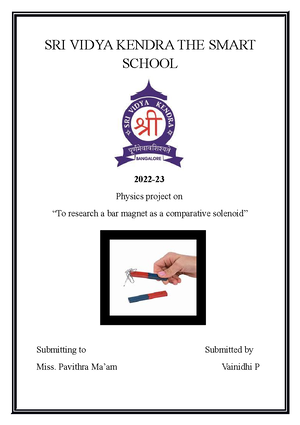 Sample Investigatory Project- Class-11 - PHYSICS PROJECT TOPIC ...