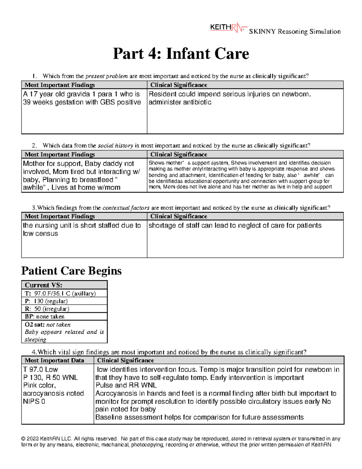 Template+ Skinny+Infant+Care completed - © 2023 KeithRN LLC. All rights ...