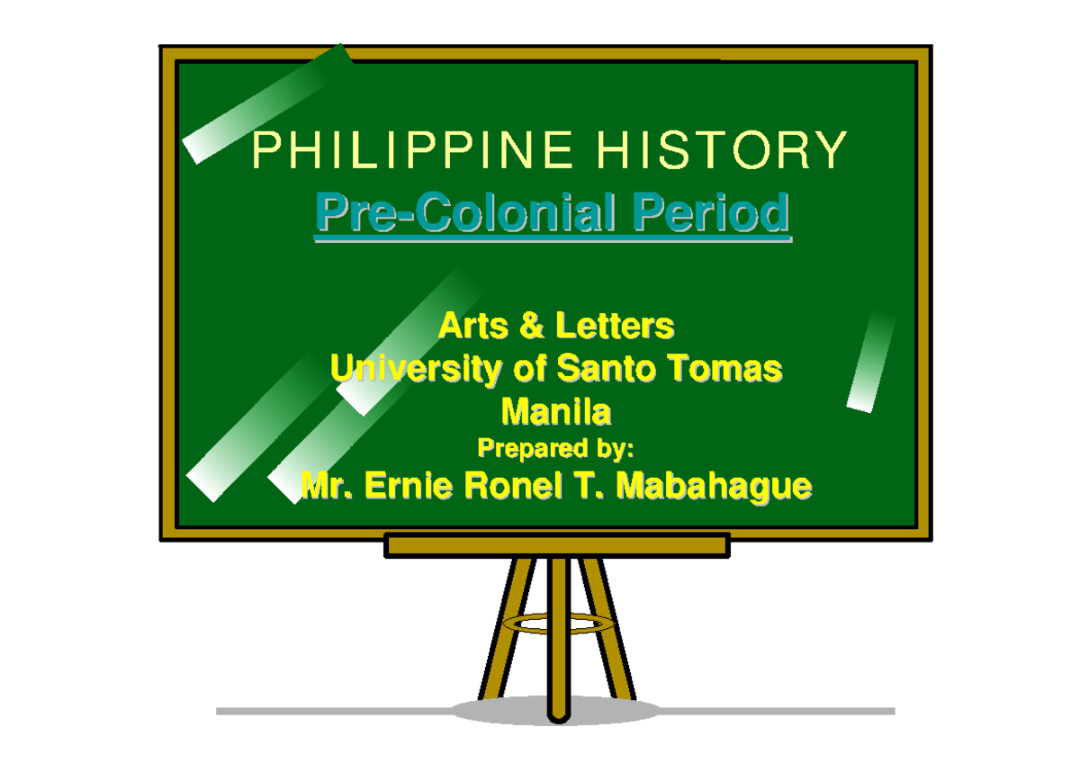 Pre-Colonial Philippines: Traditions & Customs Overview (PH I) - Studocu