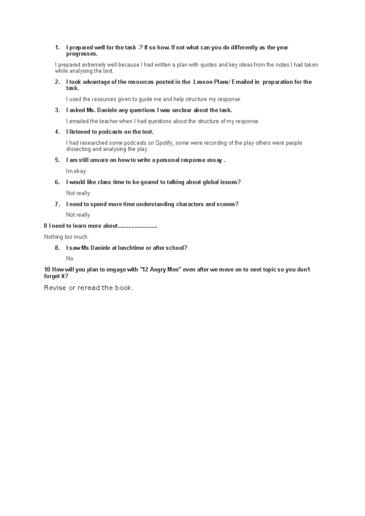 English 12AM Review - Effective Strategies for '12 Angry Men' - Studocu