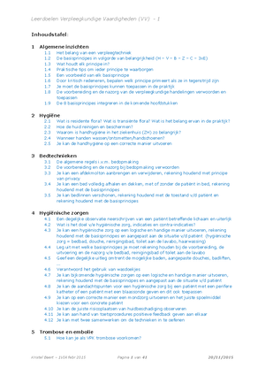 B1-K1-W3 Studeersnel - oefenexamen zorgplan opstellen - Examenopdracht B1-K1-W Draagt mede zorg ...