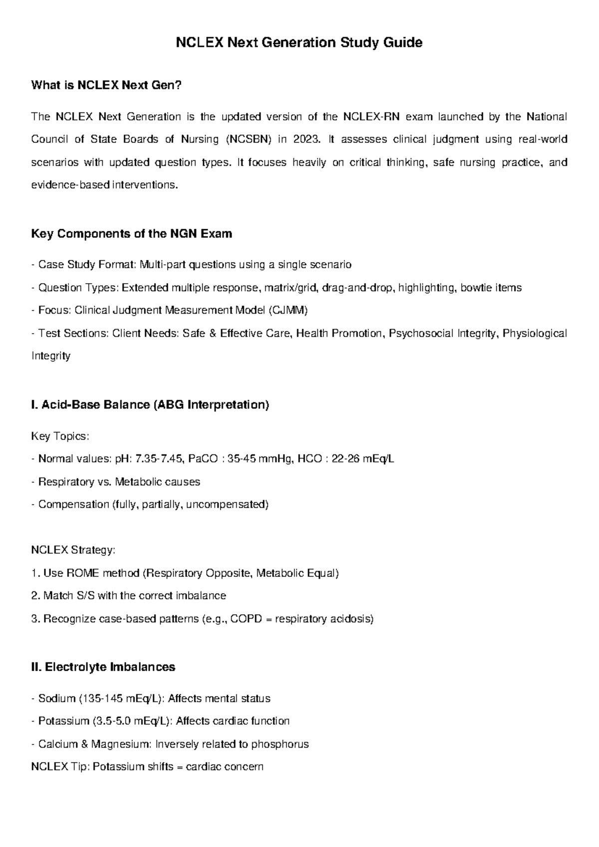 NCLEX Next Gen Study Guide: Key Components & Strategies for Success ...