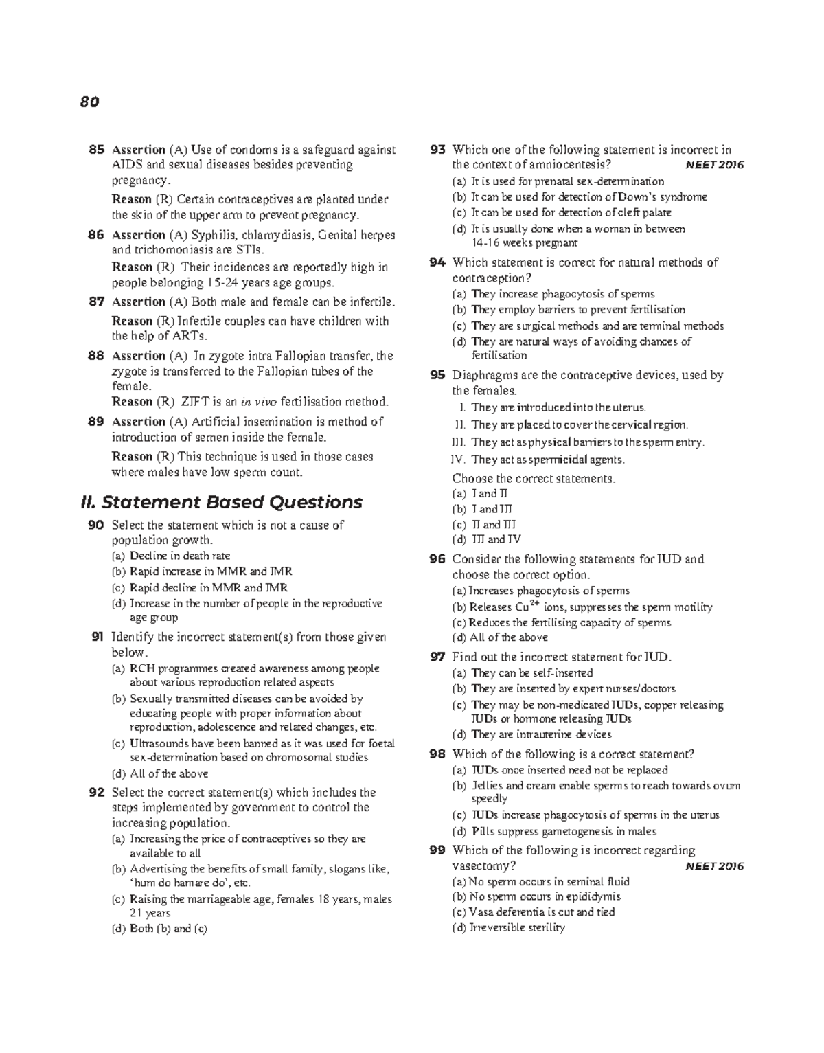 Reproductive Health Practice Paper -5 (Course Code: 80 85) - Studocu