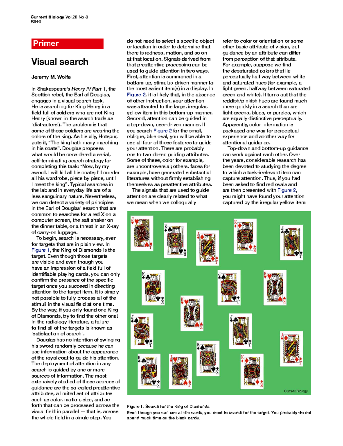 Visual Search Strategies in Shakespeare's Henry IV: A Study of ...