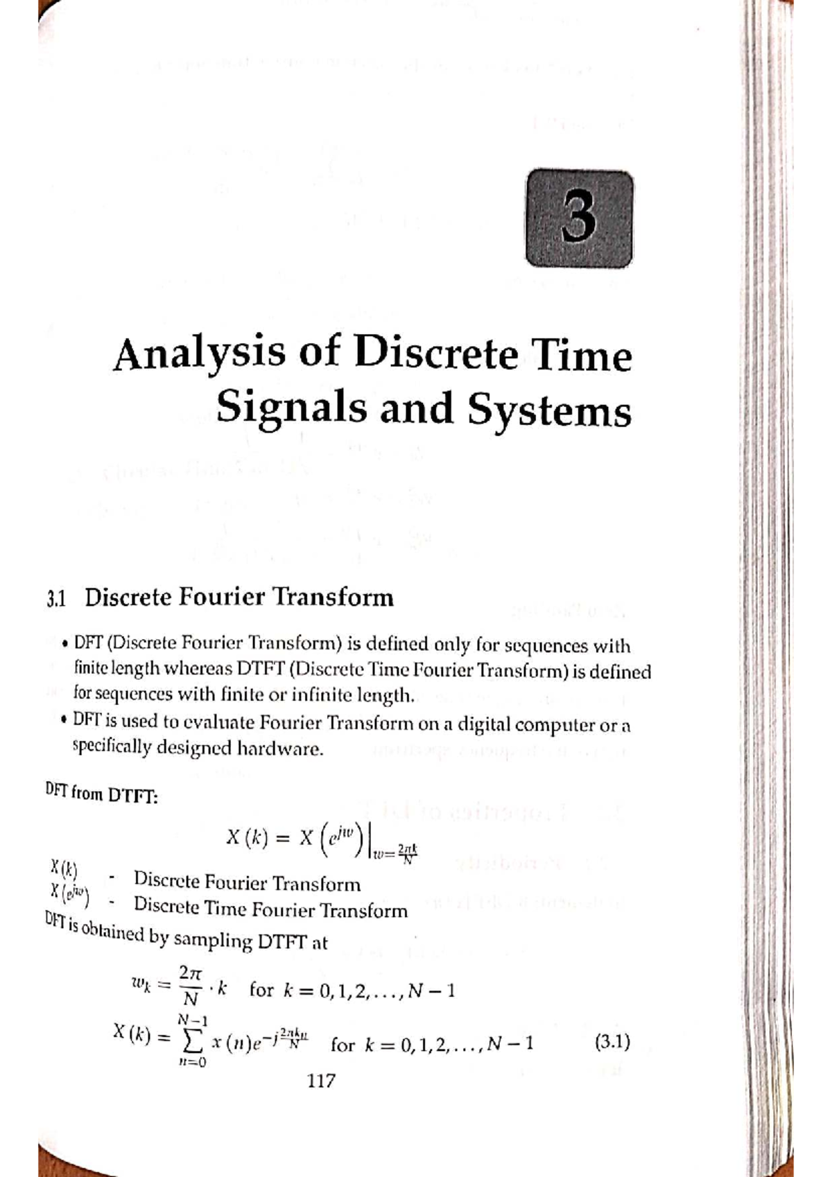 DSP UNIT 3: Analysis of Discrete Time Signals and Systems - Studocu