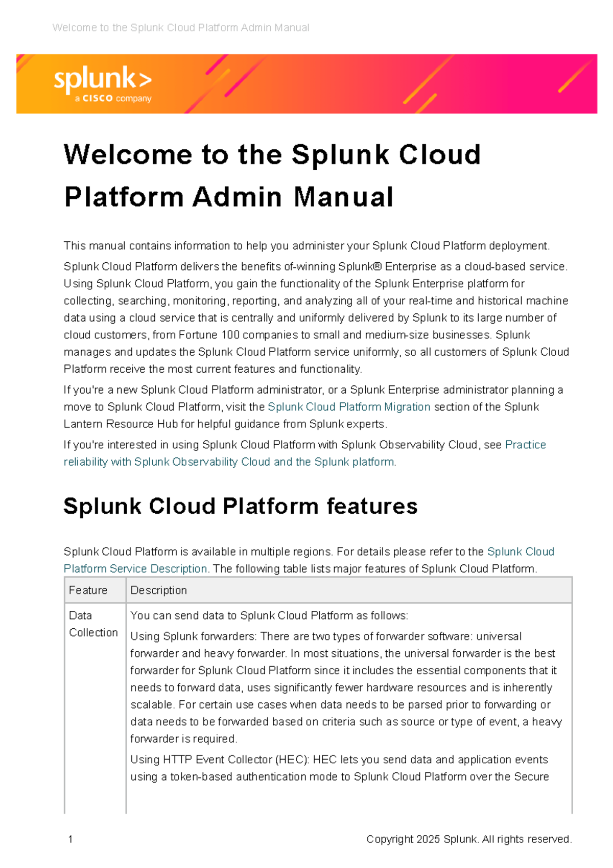Splunk Cloud Platform Admin Manual: A Comprehensive Guide - Studocu