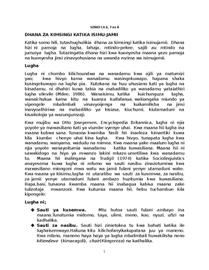 AINA Mbalimbali ZA Insha ZA Mtaala WA KE - Huu ni mkusanyiko wa insha ...