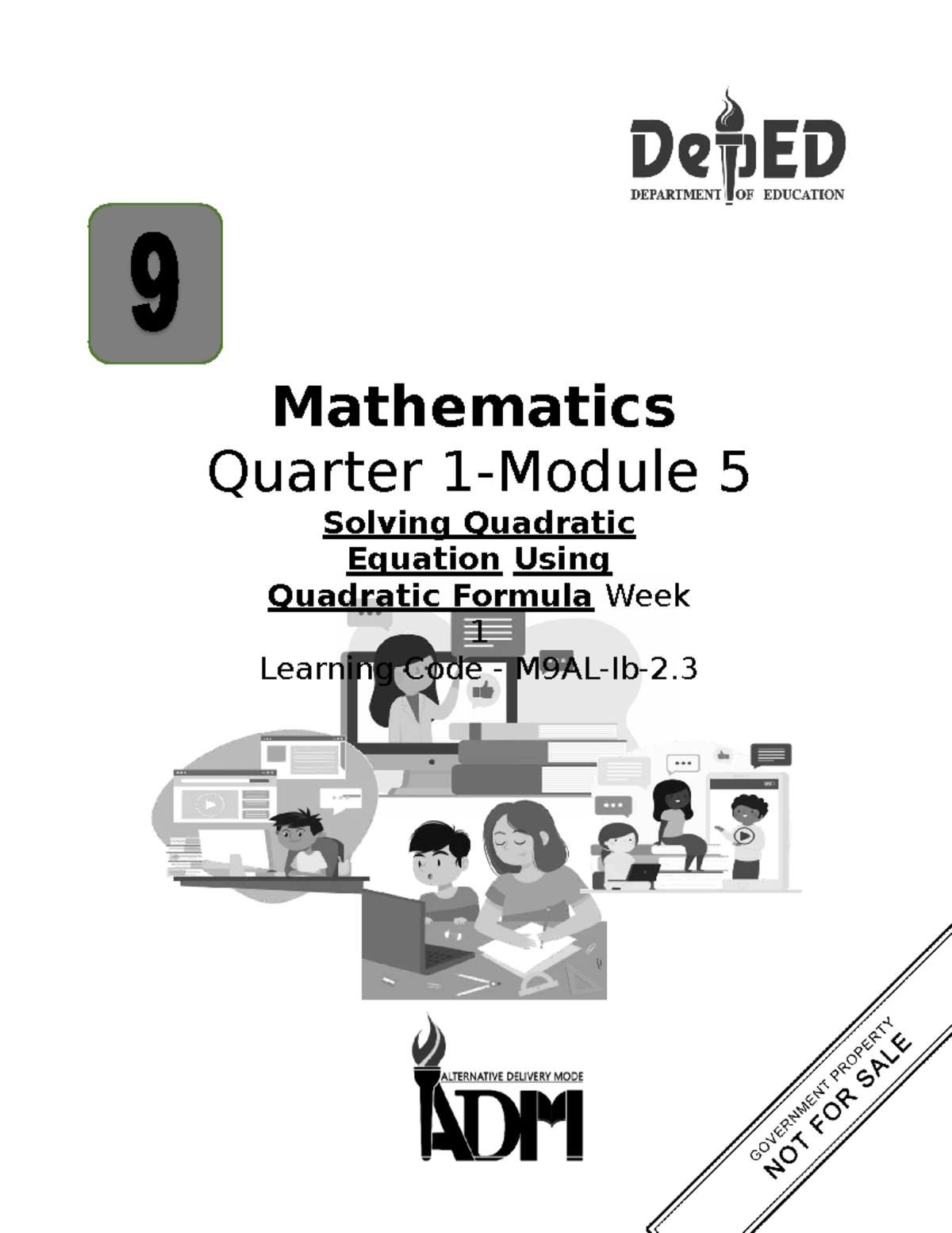 Math9 Quarter 1 Module 5 Final-V3-1 - Mathematics Quarter 1-Module 5 ...