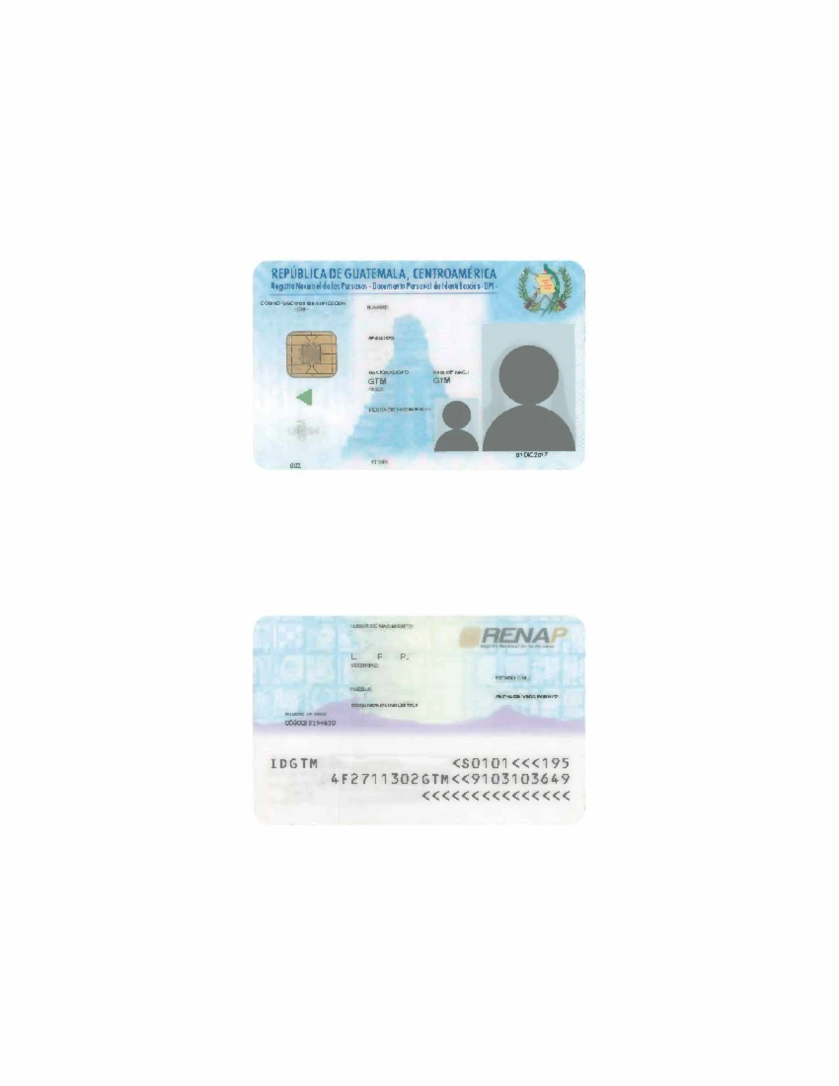 Formato DPI Protocolo de Registro Nacional de las Personas - Studocu