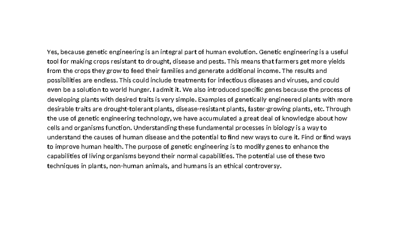Biotech - Genetic Engineering's Role in Human Evolution and Health ...