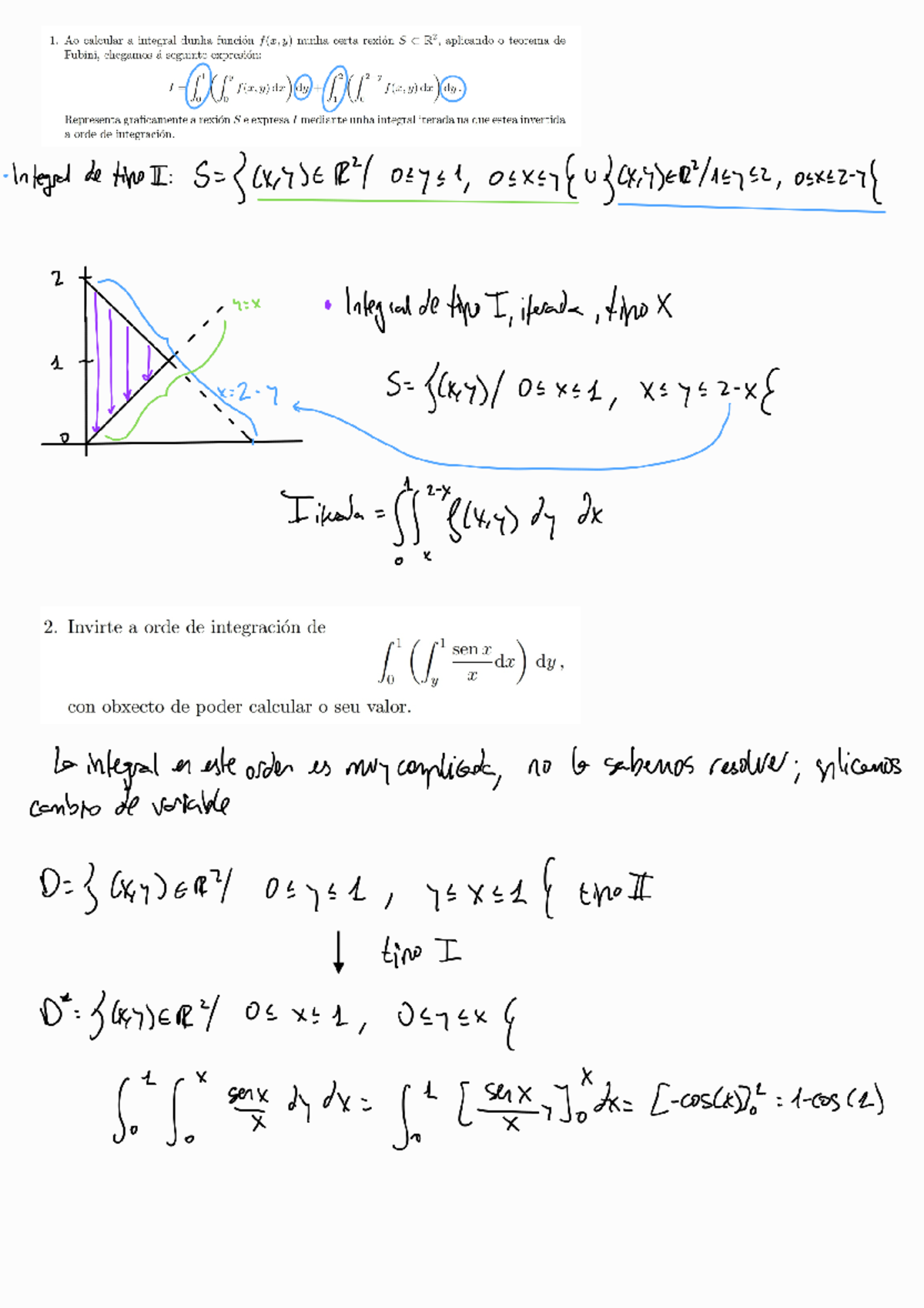 Boletines Temas 1-4 - Calculo II - Studocu