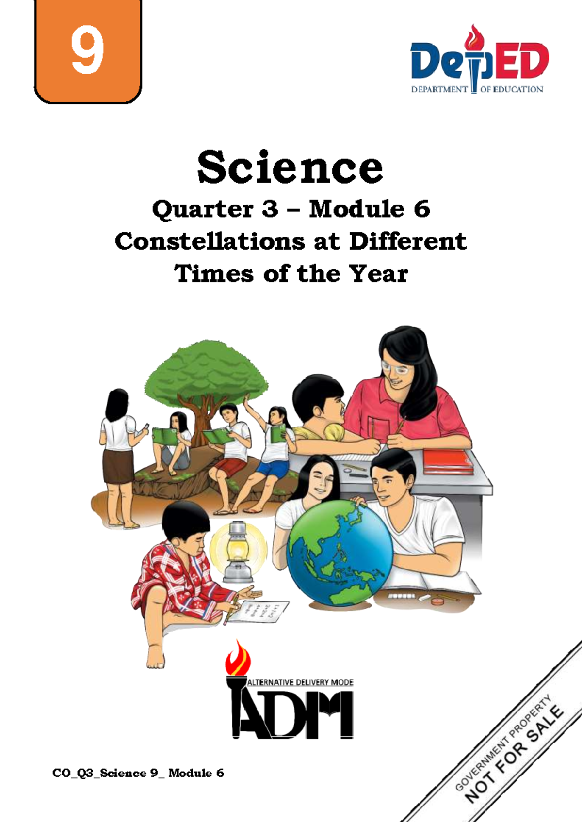 SCI9-Q3- Module 6 - Science constellation - Science Quarter 3 – Module 6 Constellations at ...