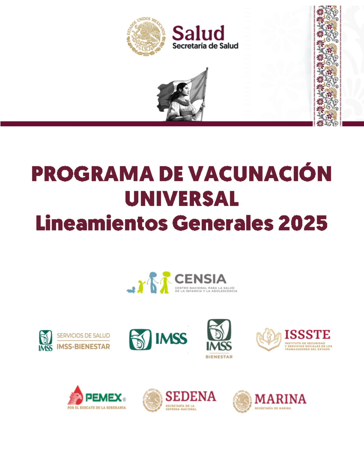 LG PVU 2025 - Lineamientos Generales del Programa de Vacunación - Studocu