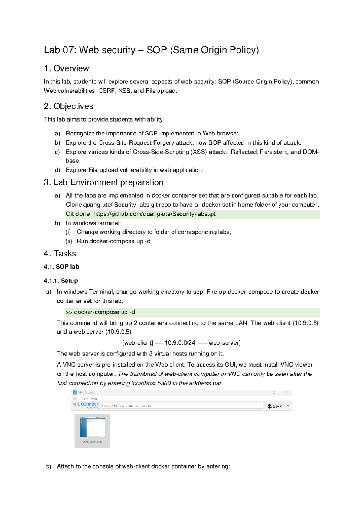 Lab-SOP - noooooooooo - Lab 0 7 : Web security – SOP (Same Origin ...