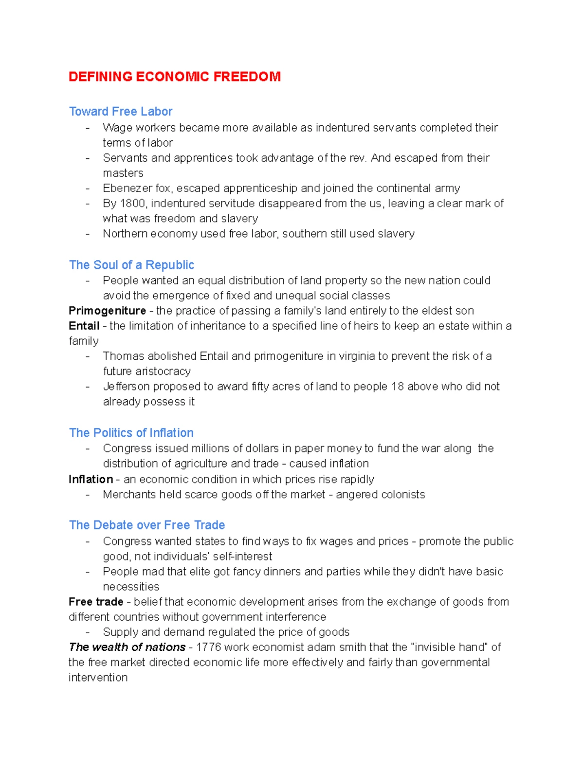 Key Historical Events and Concepts of the Mid-20th Century (HIST 101 ...
