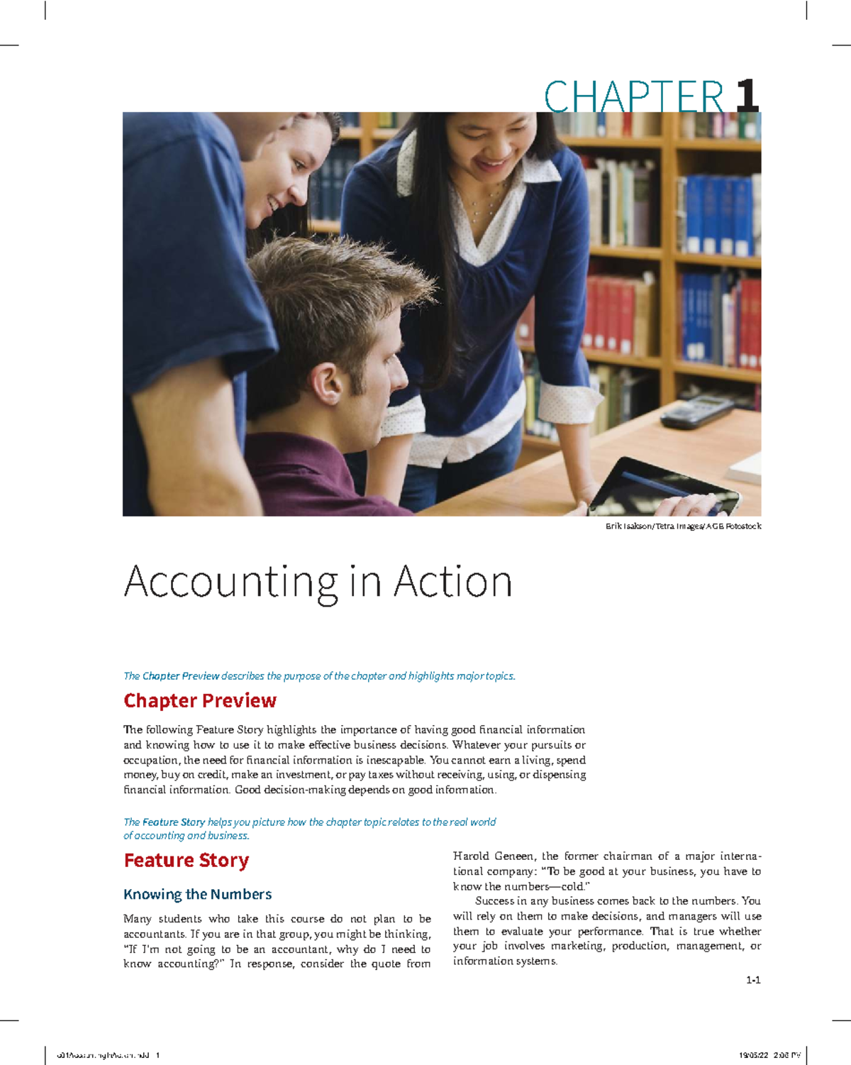 CHAPTER 1: Accounting in Action - Understanding Financial Information ...