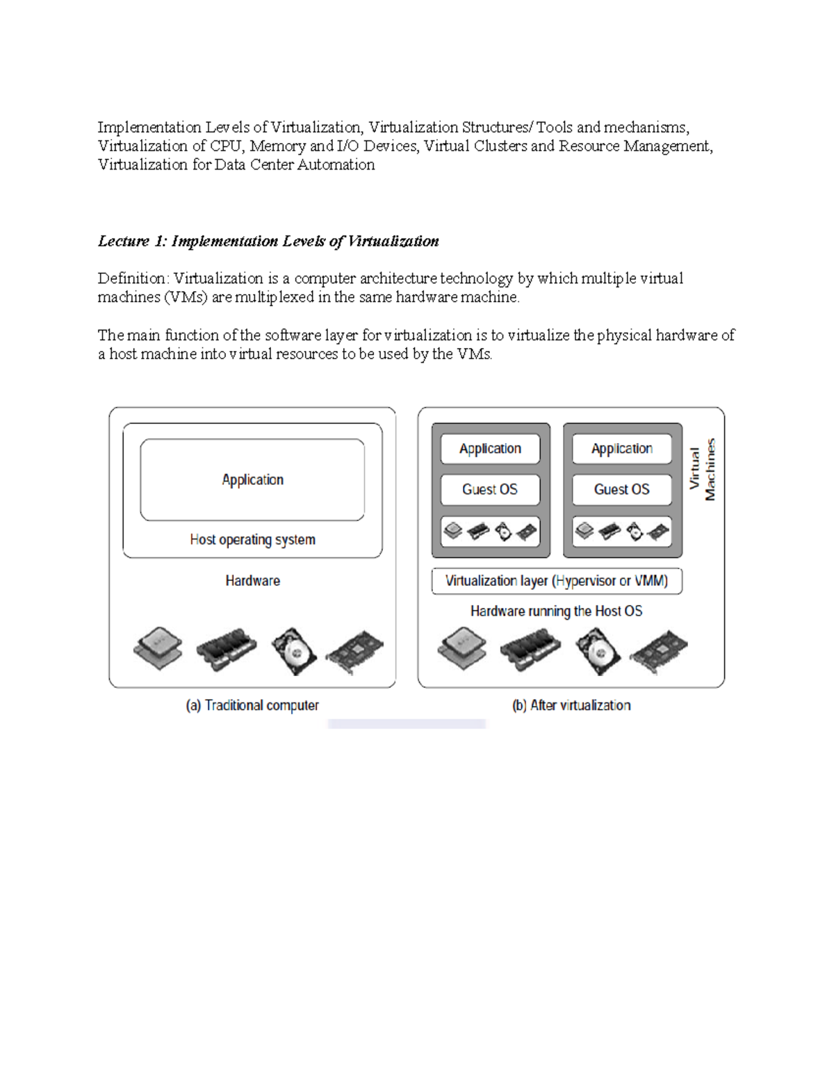 CC UNIT-1 PART-2 - Virtualization Implementation and Structures Notes ...