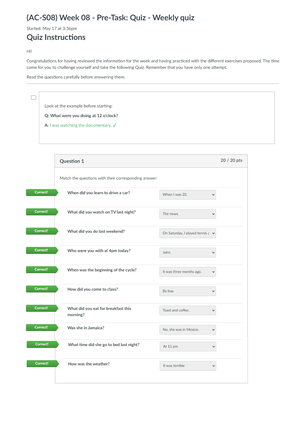 (AC-S05) Week 05 - Task Assignment - My old school days - Ingles III - INGLES III (AC-S05) Week ...