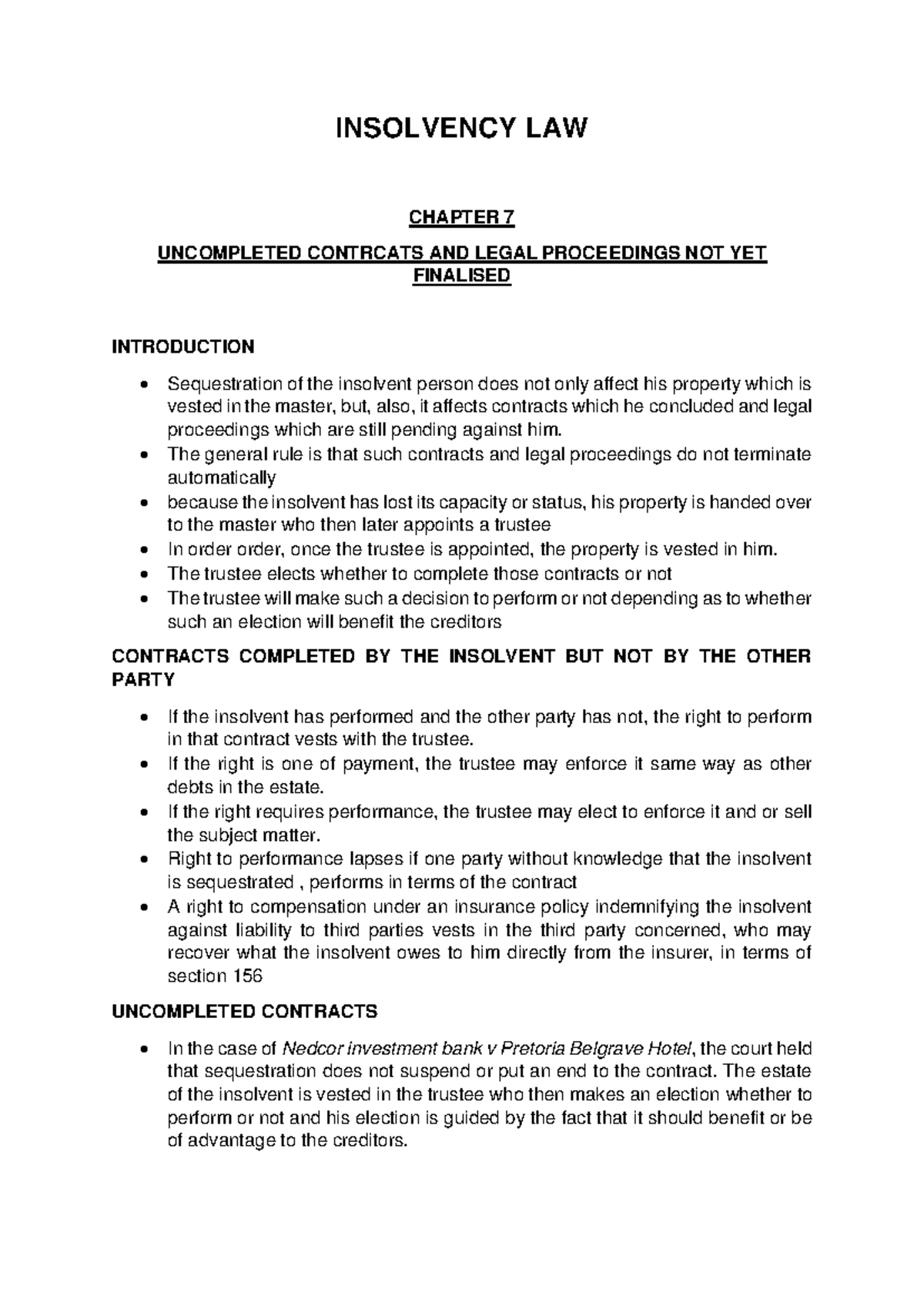Application to Set Aside an irregular step Rule 60A - IN THE ...