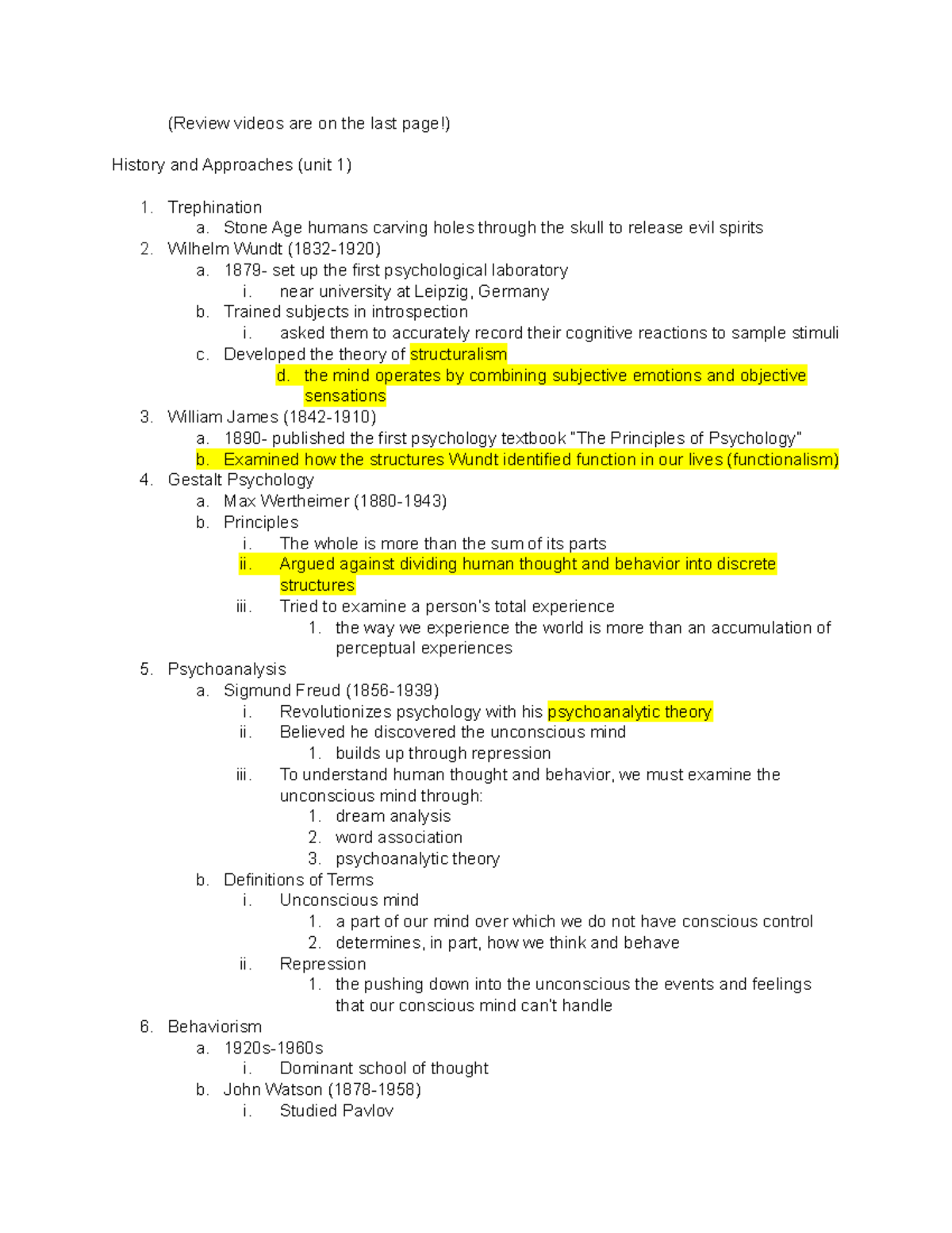 Psych 101 Midterm - AP GOV Exam Study Guide Overview - Studocu