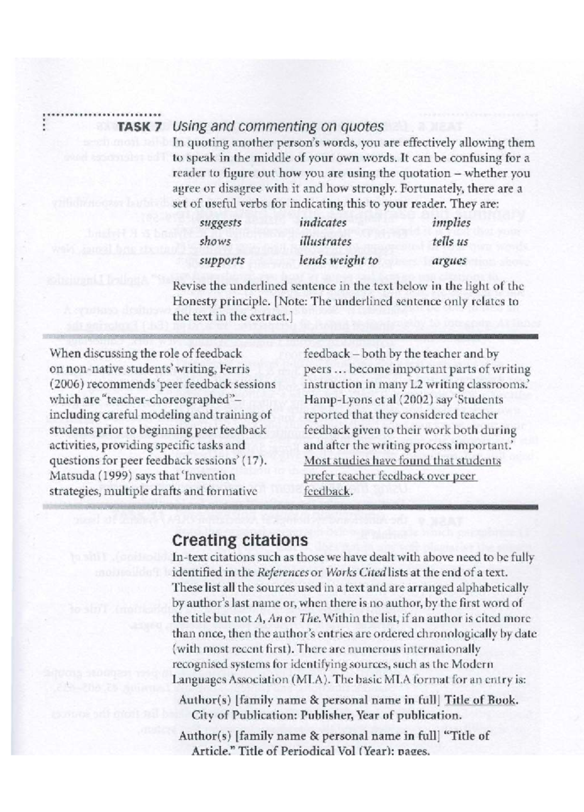 Lecture Notes on Quoting and Citing in Academic Writing (ENG 140) - Studocu