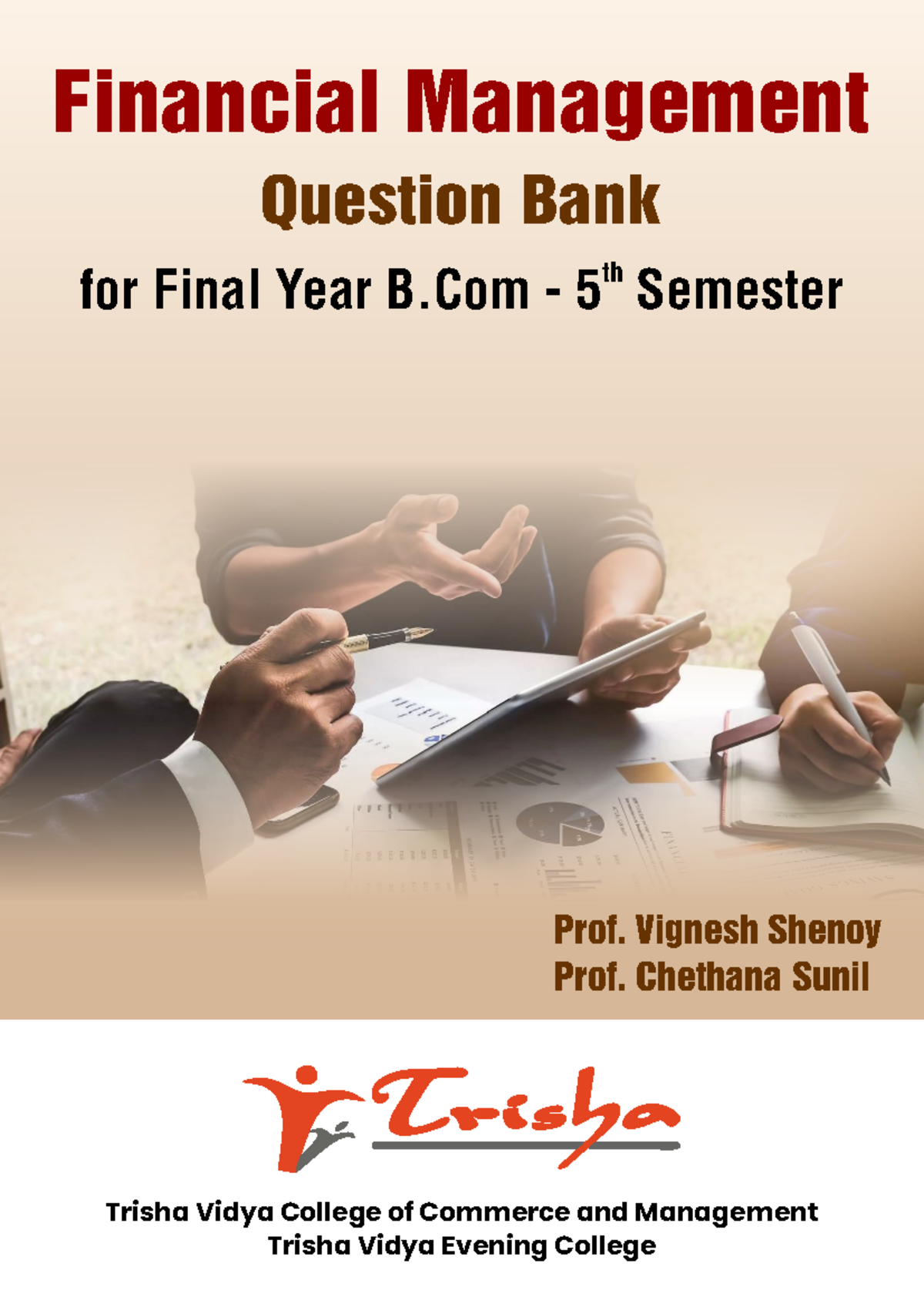 Financial Management Question Bank for Final Year B.Com 5th Sem - Studocu