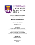 Investment management - FIN358 - UiTM - Studocu