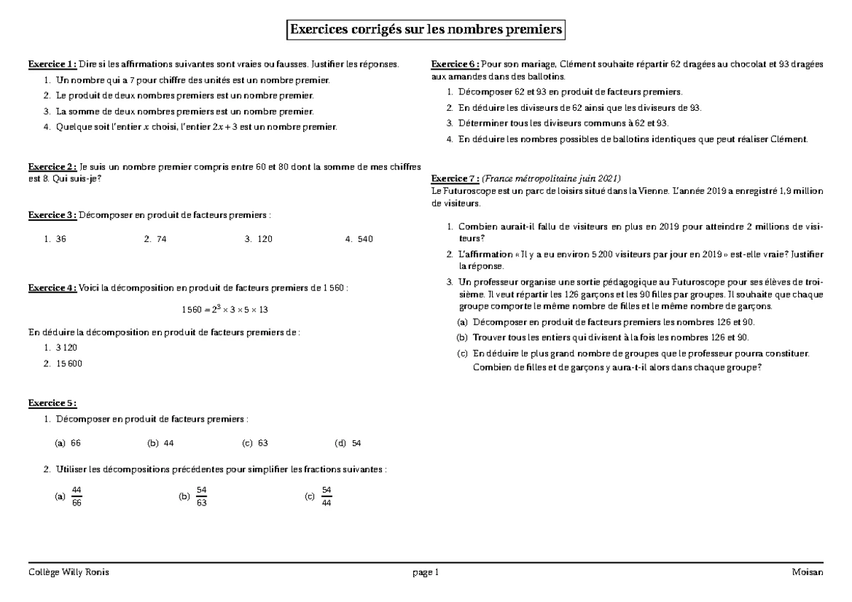 Corrigé solide - Sommet secondaire 2 : Exercices et solutions ...
