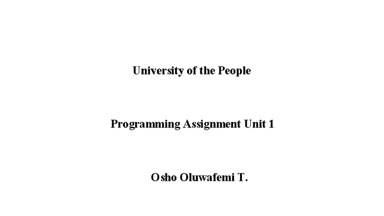 CS 1103 Unit 1 Programming Assignment: Text Analysis Tool - Studocu