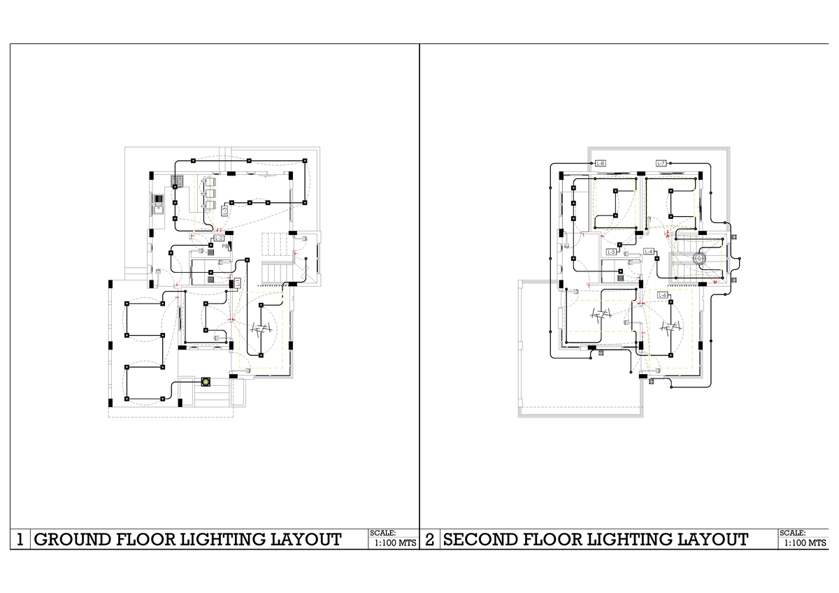 Electrical and Plumbing Plans Sample for ED 101: Layouts & Details ...